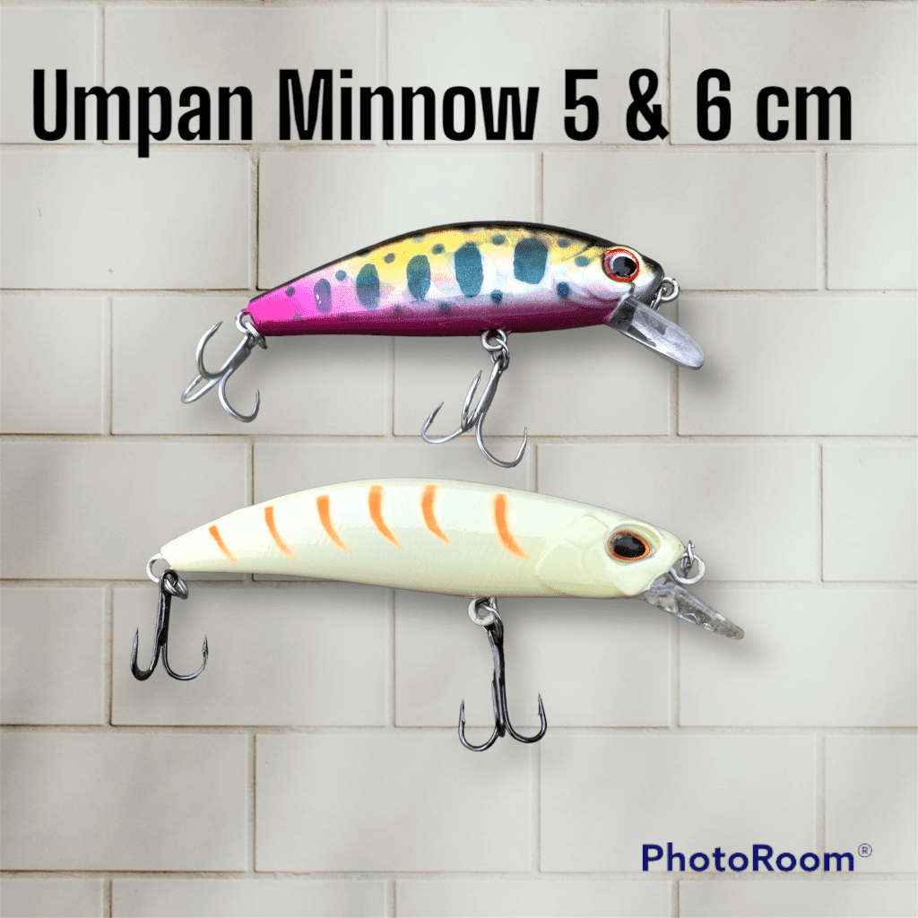 Lure Umpan Ikan Minnow 5cm dan 6cm - Dian Pancing Solo | 0812 9069 9300